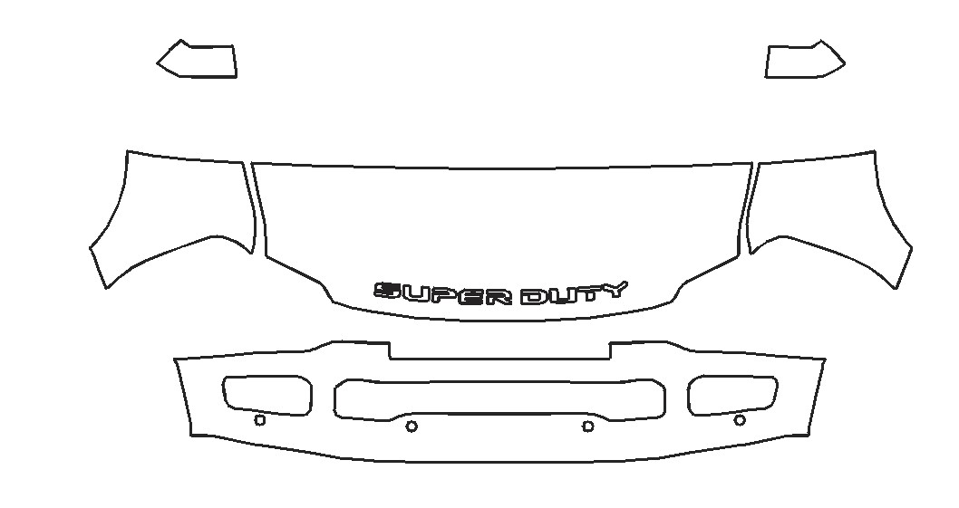 2023-2026 Ford Super Duty F250, 350 Deluxe 3M Pro Series Paint ...