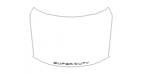 2020-2022 Ford F250/350 Super Duty King Ranch, Tremor Full Hood 3M Pro ...