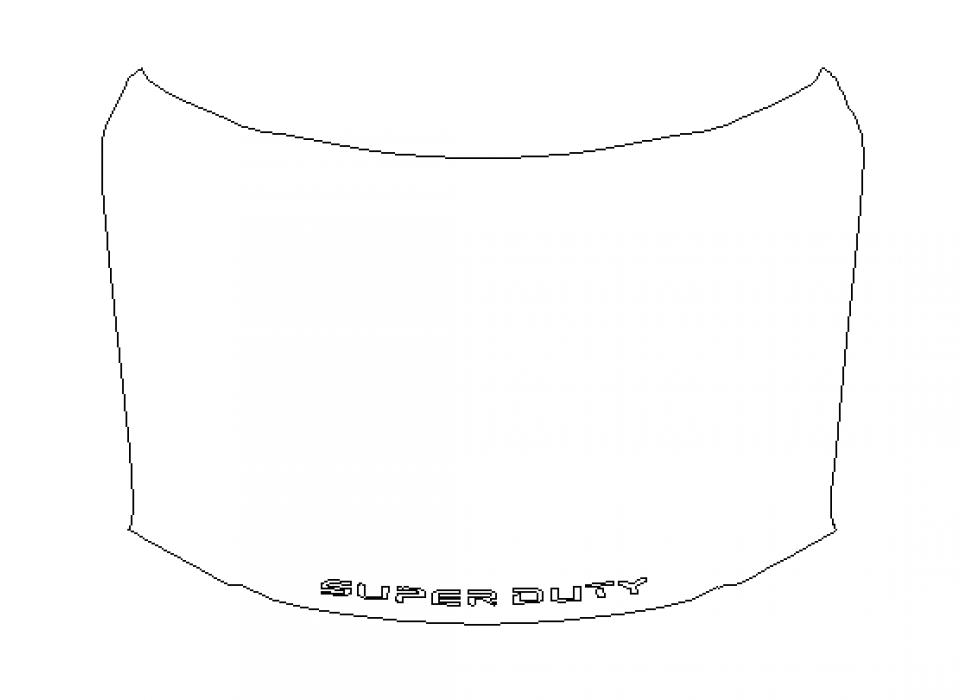 2020-2022 Ford F250/350 Super Duty King Ranch, Tremor Full Hood 3M Pro ...